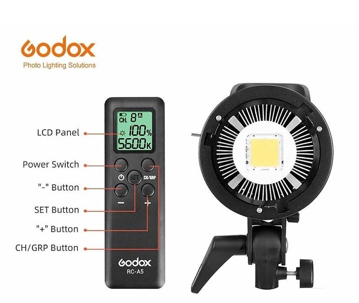Godox RC-R9| Remote Control for Godox| LC500R |TL60| SZ150R | Godox A5 Remote Control for Godox ...
